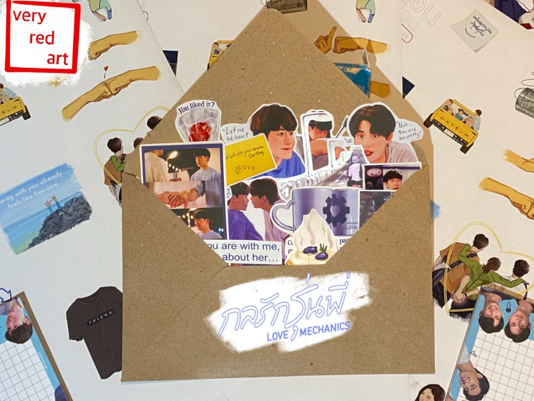 Love Mechanics the Series Yinwar BL En of Love the Series BL Sticker ...