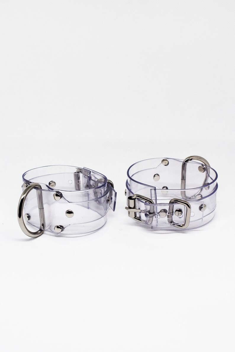 Clear PVC Bondage Cuff Set X4 Hand and Feet HEAVY DUTY - Etsy
