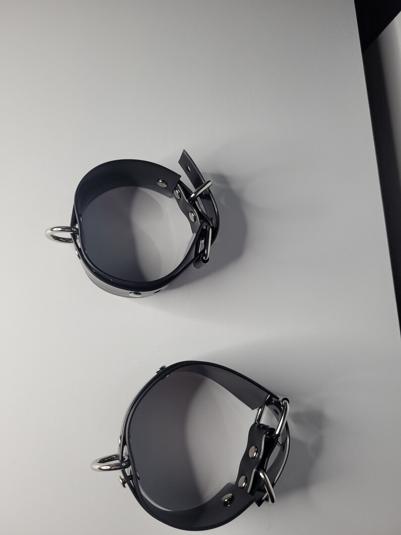 Black PVC Bondage Cuff Set X2 Hand or Feet - Etsy