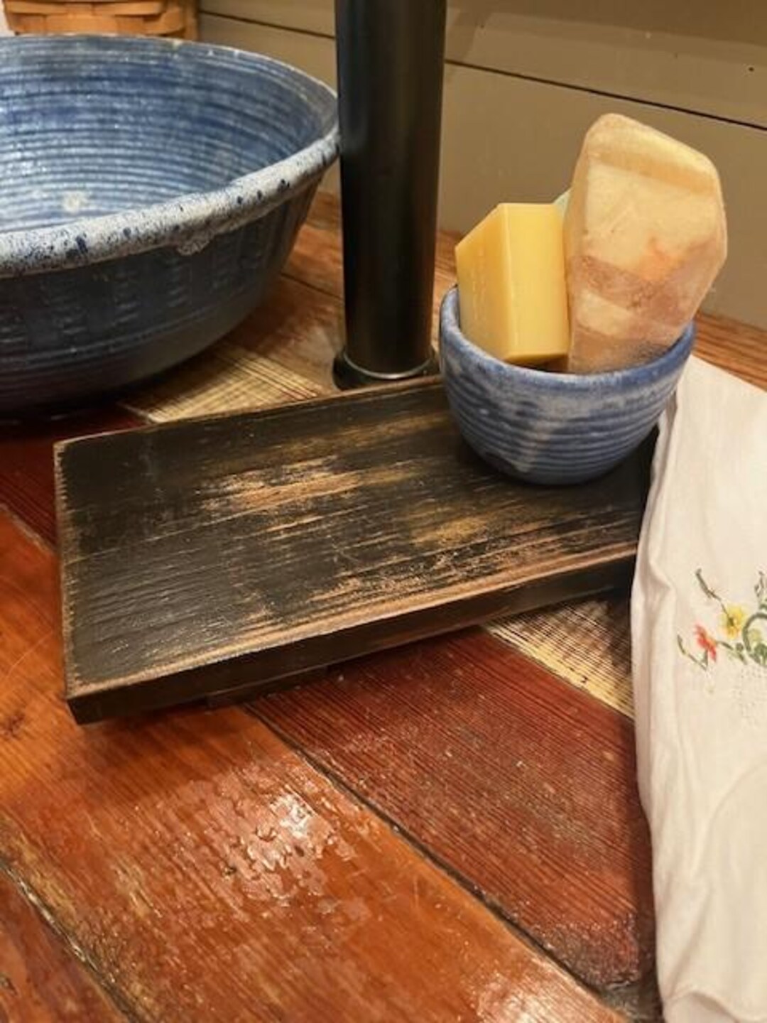 Wood Pedestal / Wood Riser Made From Reclaimed Materials - Etsy