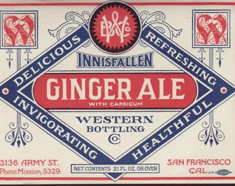 Vintage Soda Labels | Etsy