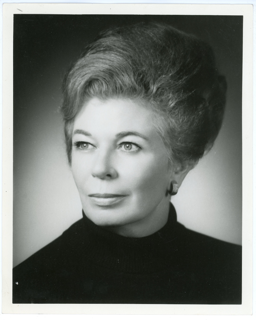 Vintage Vernacular Headshot Photo. Large. Woman With Beehive Hairdo ...