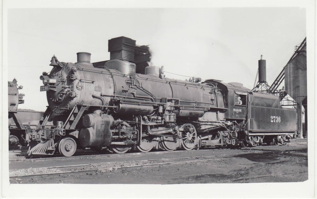 RPPC - Wabash Railroad. Engine No. 2736. 2-8-2. - Etsy