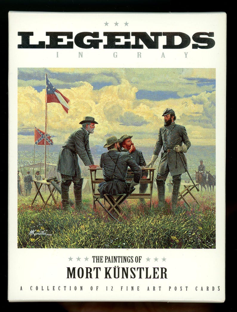 Legends in Gray. the Paintings of Mort Kunstler. A Collection of 12 ...