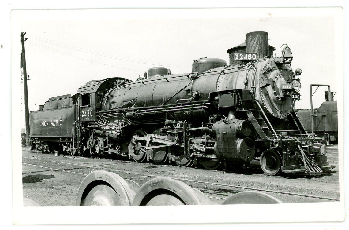 Railroad RPPC - Union Pacific 2480. Denver, Colorado 1948. Robert J ...