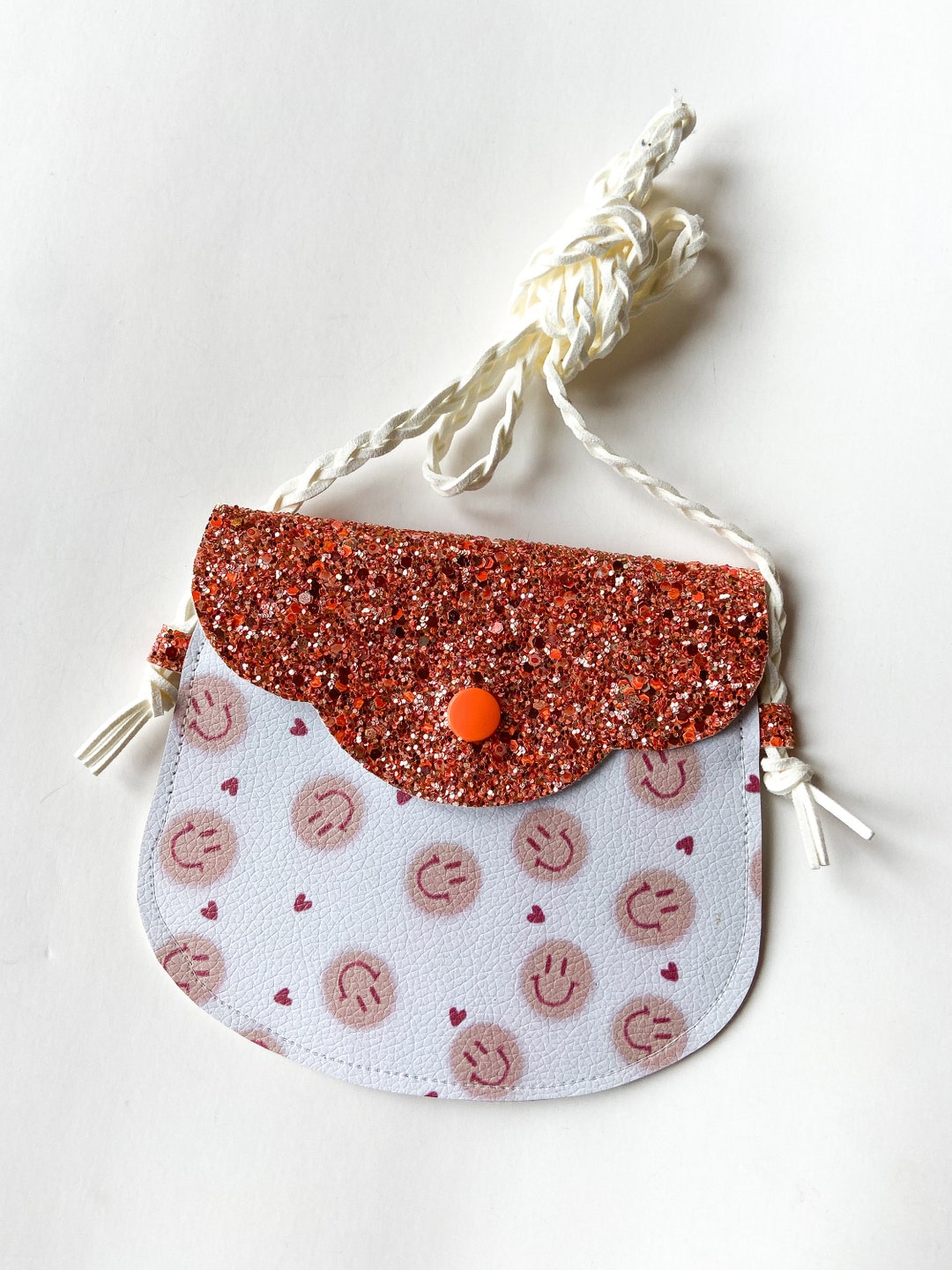 Retro Smiley Face Faux Leather Toddler Children’s Purse - Etsy