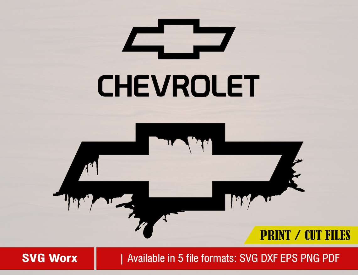 Chevrolet Logo SVG Chevrolet Logo PNG Chevy Clipart Chevy | Etsy