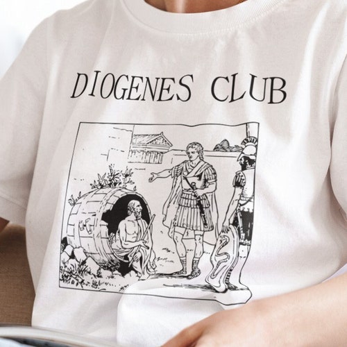 Diogenes Club T-shirt Ancient Greek Philosopher Clothing | Etsy