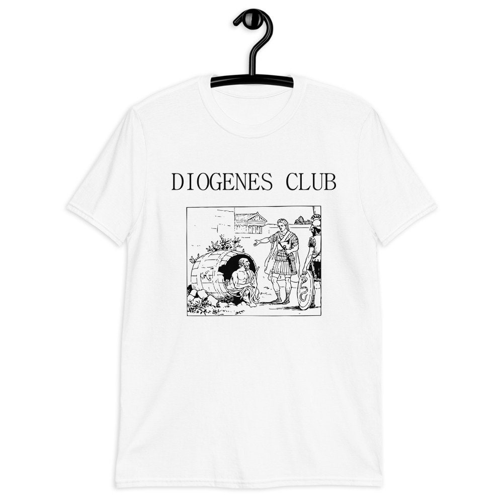 Diogenes Club T-shirt, Ancient Greek Philosopher Clothing, Diogenes ...