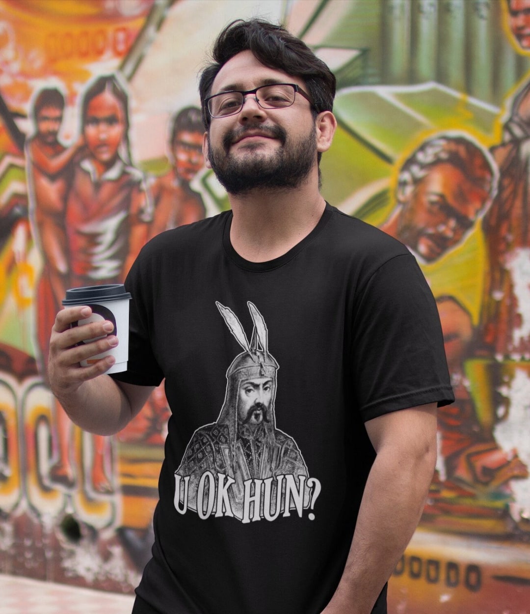 U OK HUN T-shirt, Attila the Hun, Funny History Gift, Huns Dynasty ...