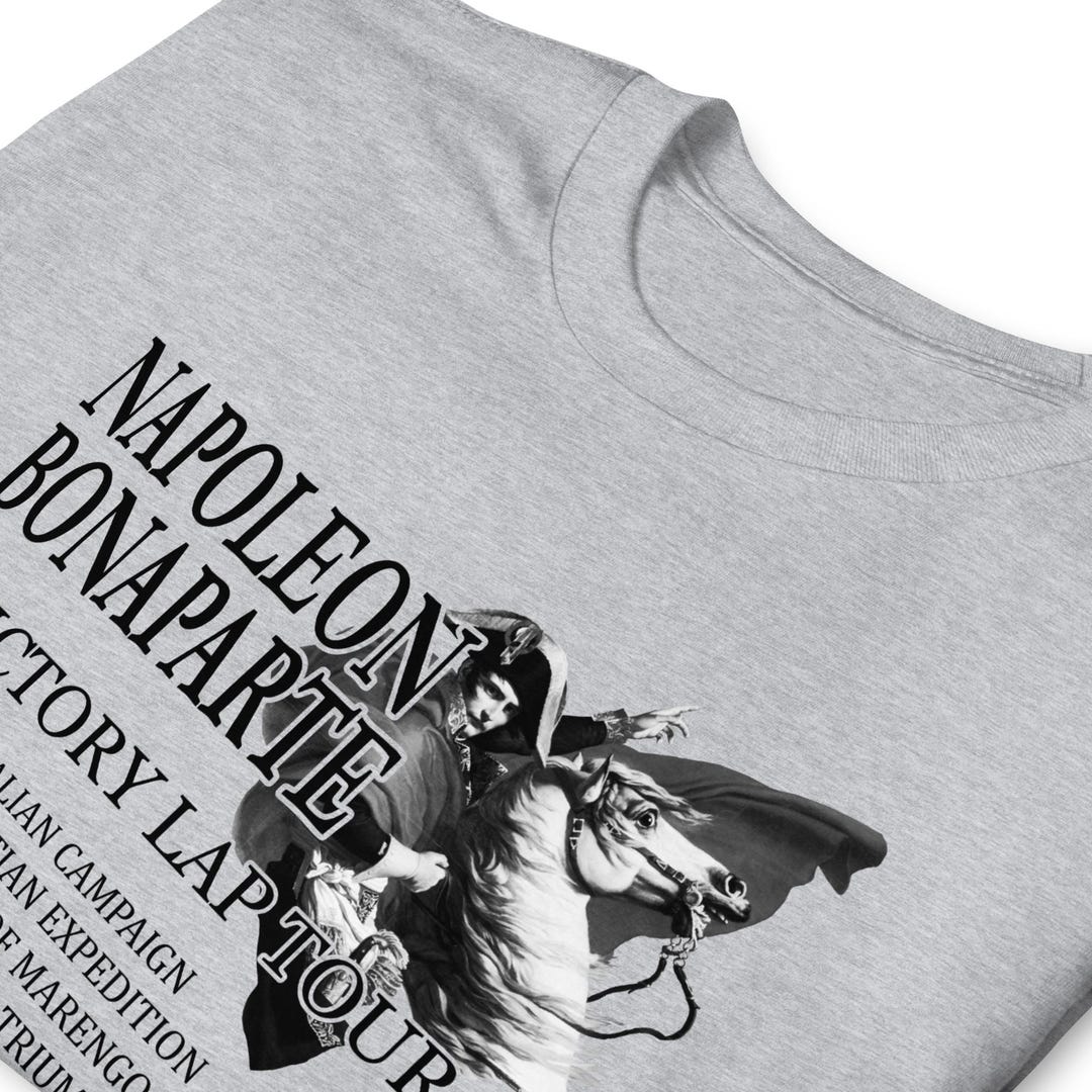 Napoleon Bonaparte Victory Lap Tour Tshirt, History Buff Gift, Waterloo ...