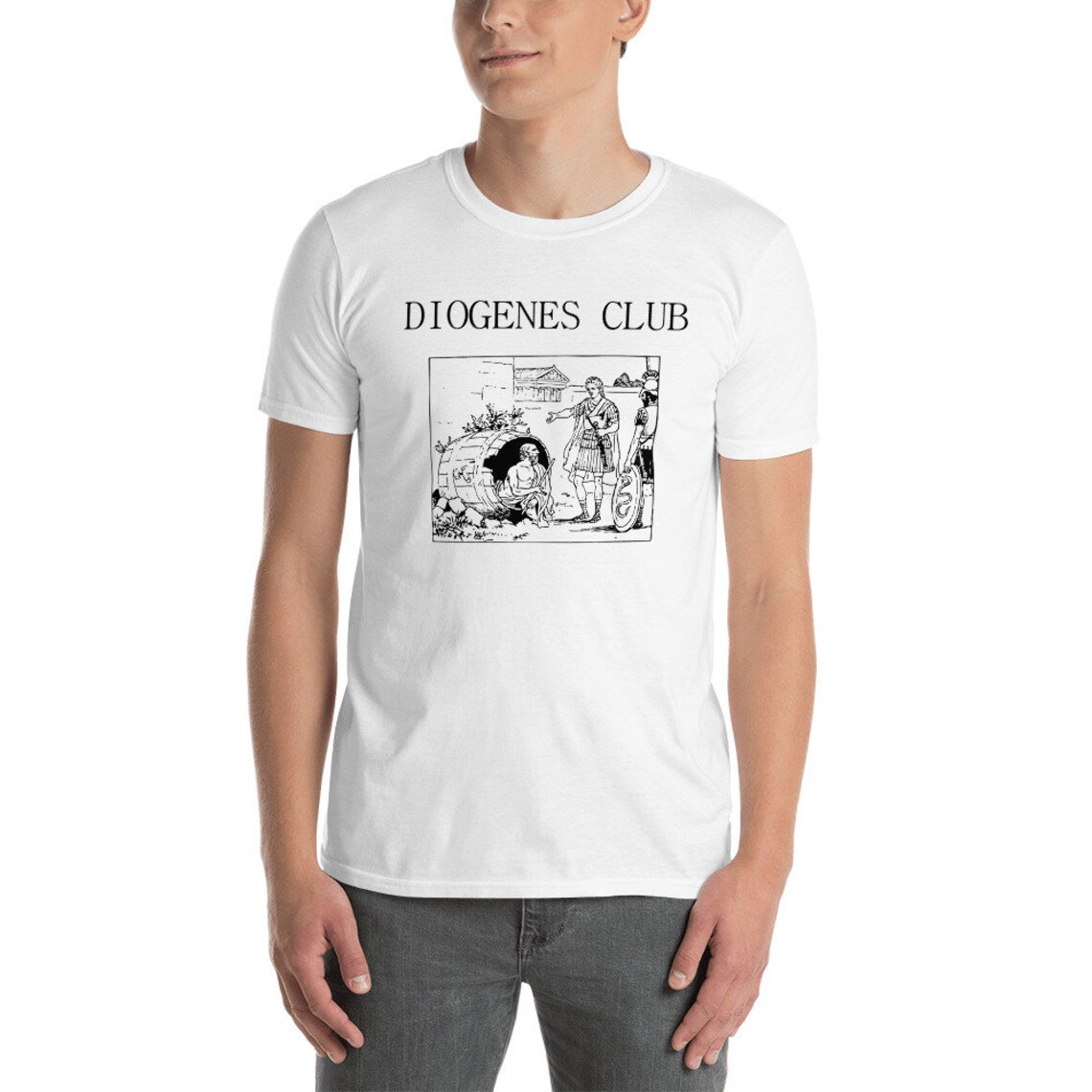 Diogenes Club T-Shirt Ancient Greek Philosopher Clothing | Etsy