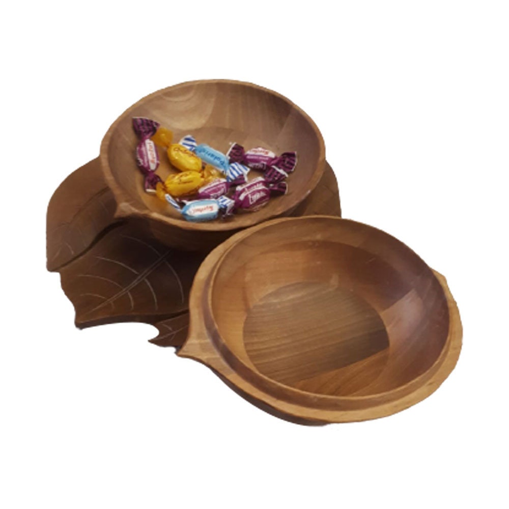 Walnut-shaped Wooden Jewelery Box, Candy Box, Hand Carved - Etsy