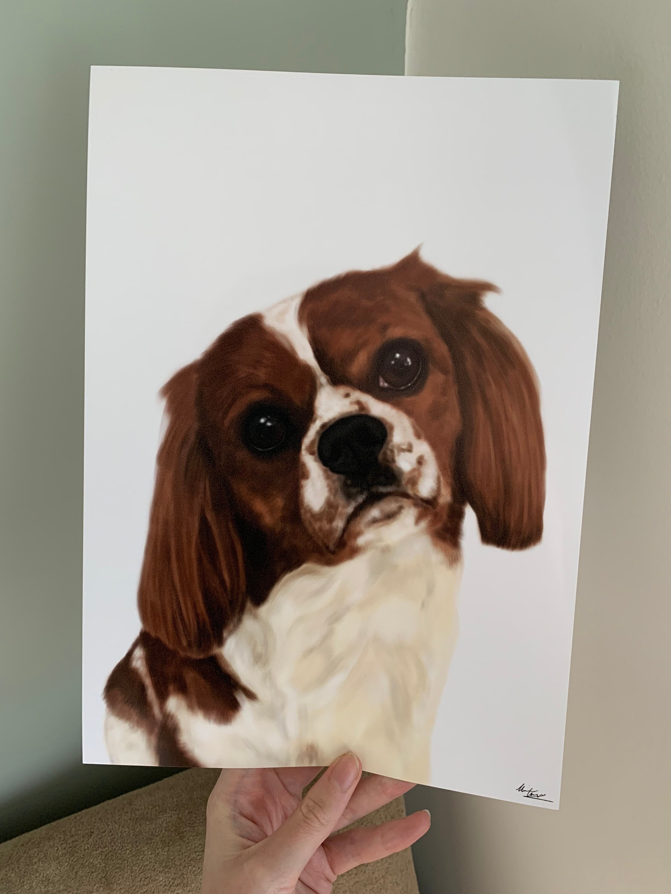 Custom Pet Portrait Digital Pet Portrait Pet Portrait - Etsy