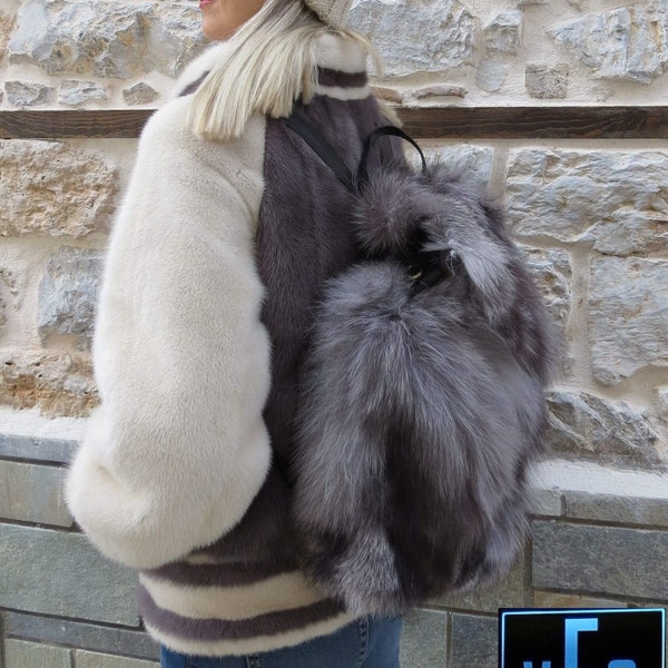 Fur Backpack - Etsy