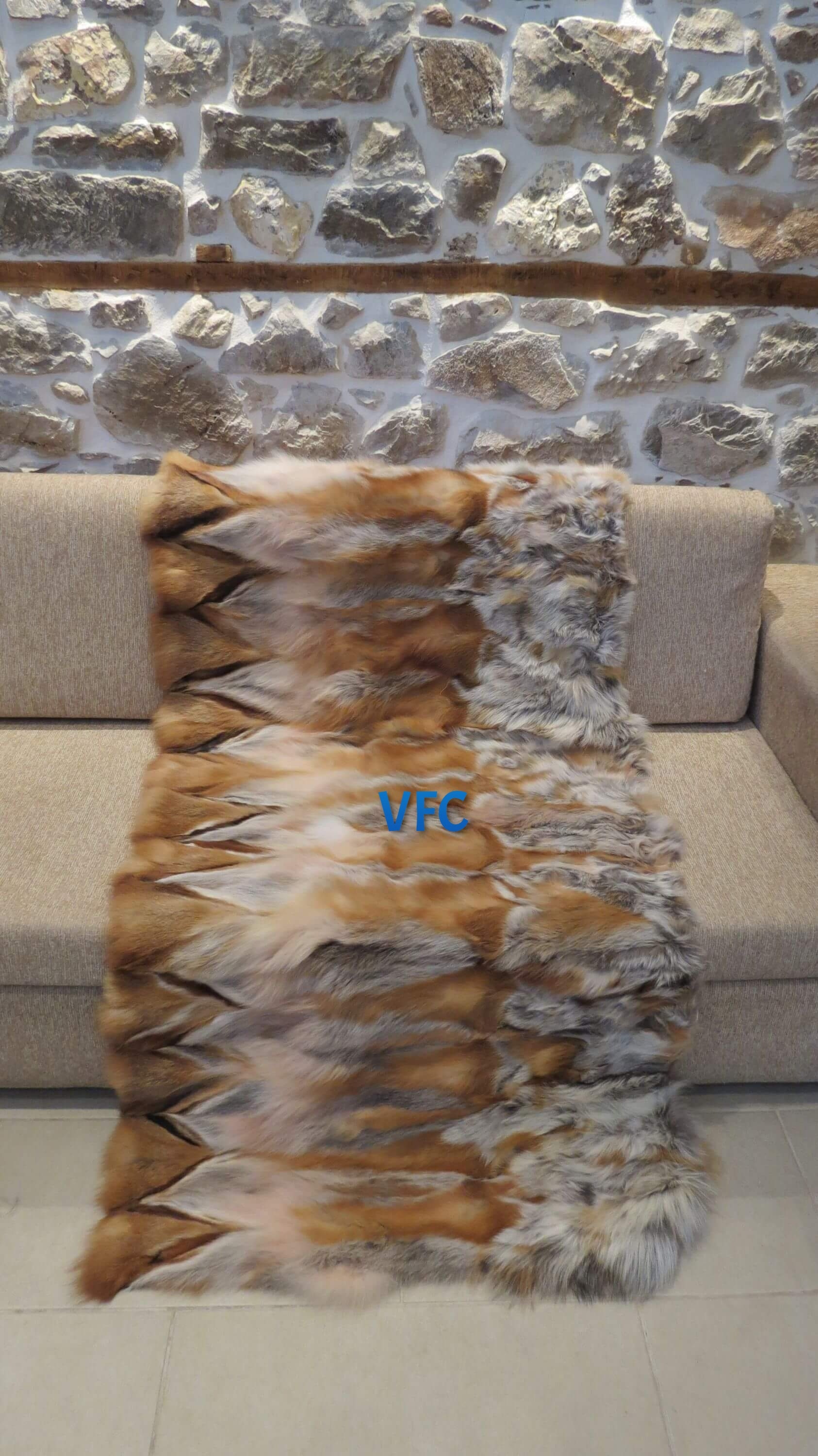 Canadian Red Fox Fur Throw Blanket Throw Blanket Luxury | Etsy