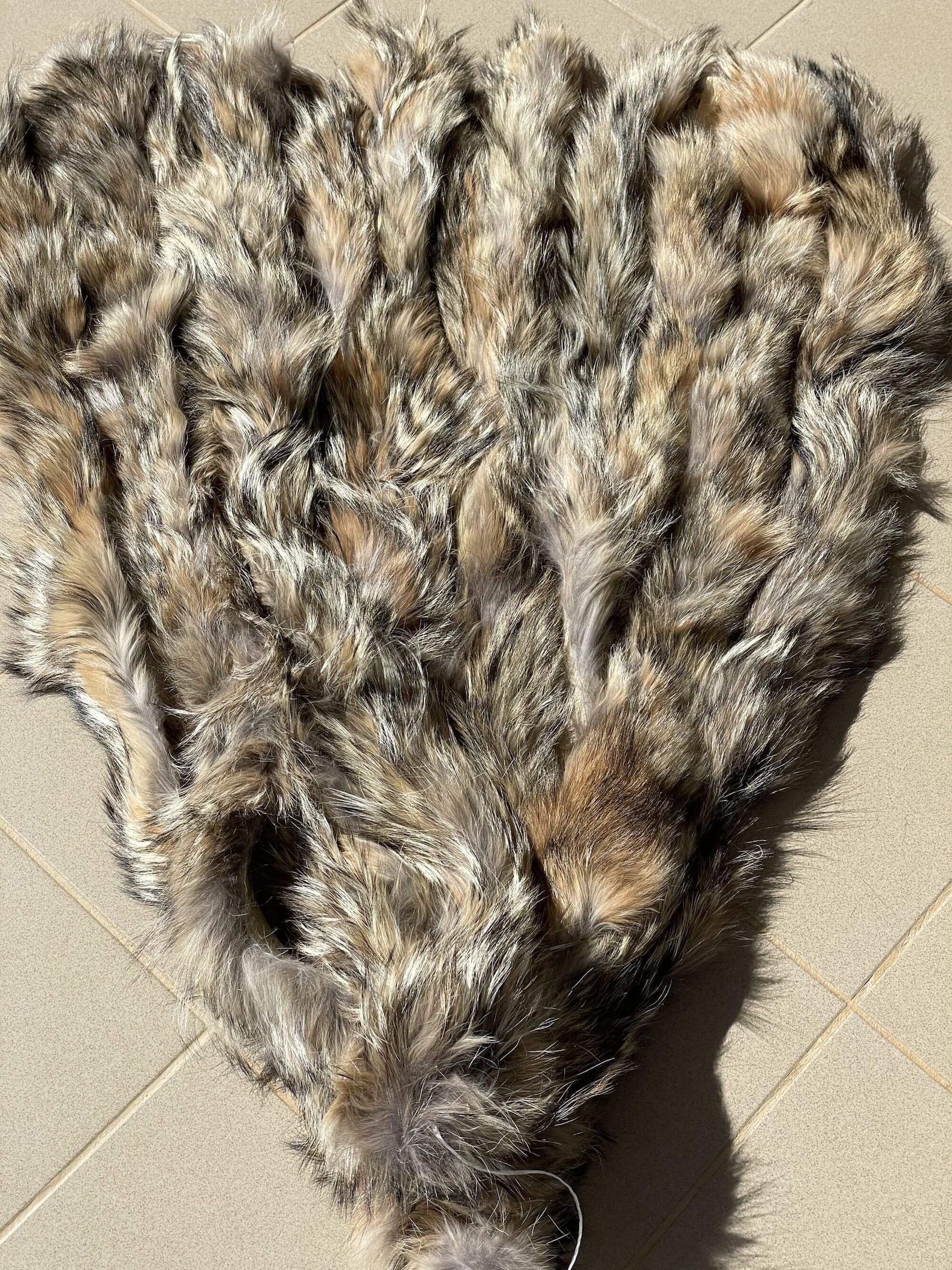 Real Fur Stripes, Coyote Fur Strip, Coyote Fur Trims, Fur Scarf - Etsy