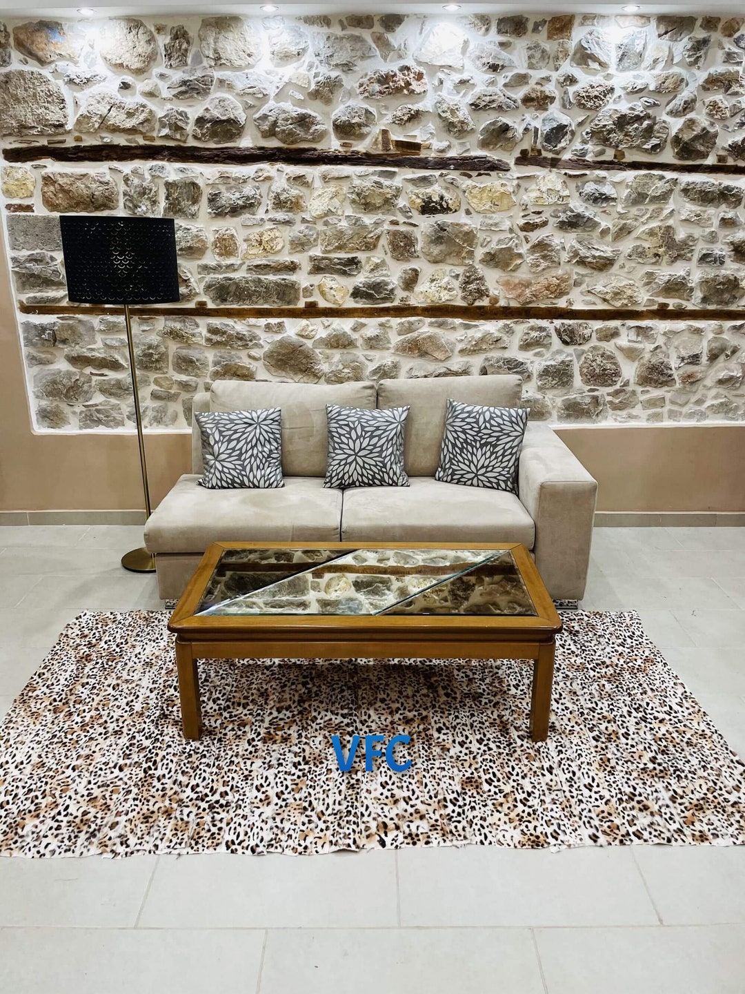Leopard Print Schaffell Pelz Teppich, Handgemachter Teppich, Luxus ...