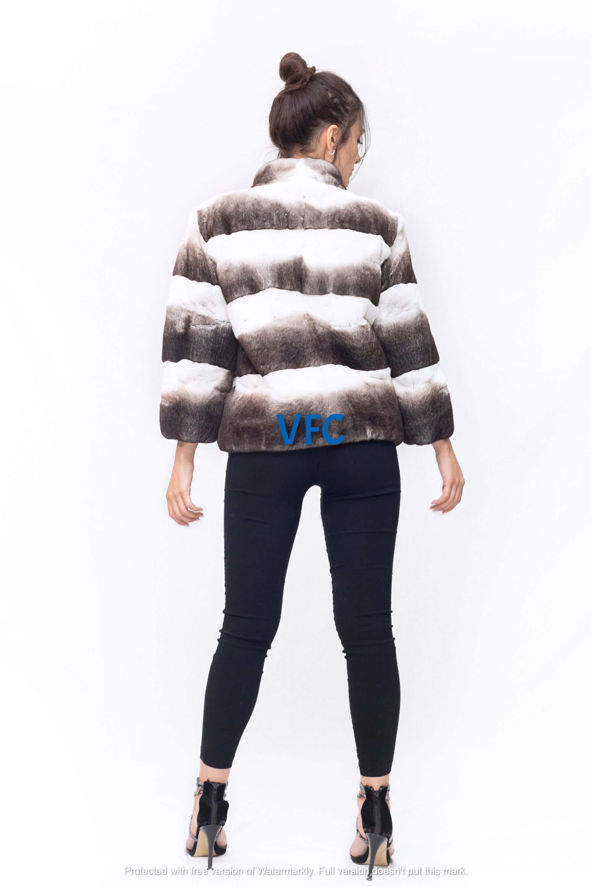 Natural Orylag Gray Full Skin Coat Real Orylag Rex Fur Coat - Etsy