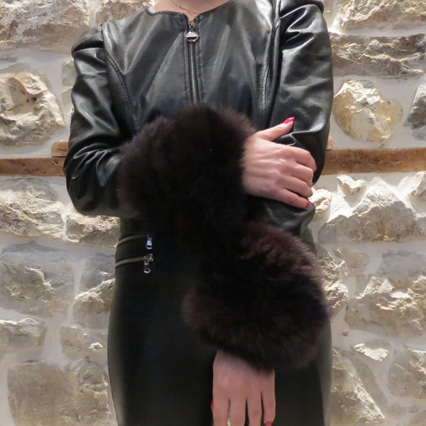 Fox Fur Cuffs - Etsy