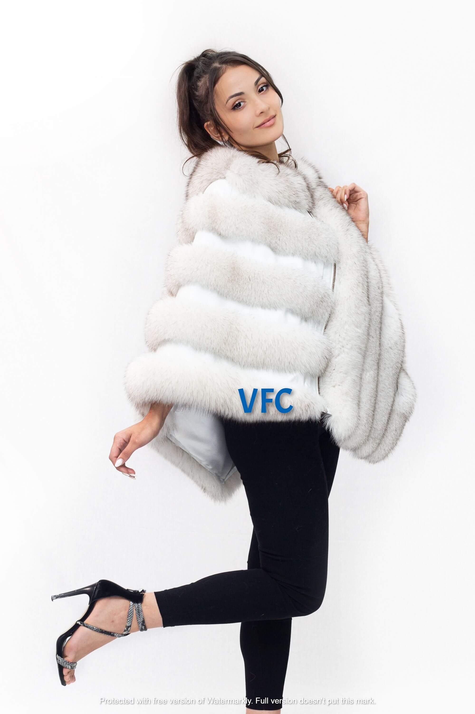 Real Fox Fur Cape White Fox Fur Cape Fluffy Fur Cape Luxury - Etsy