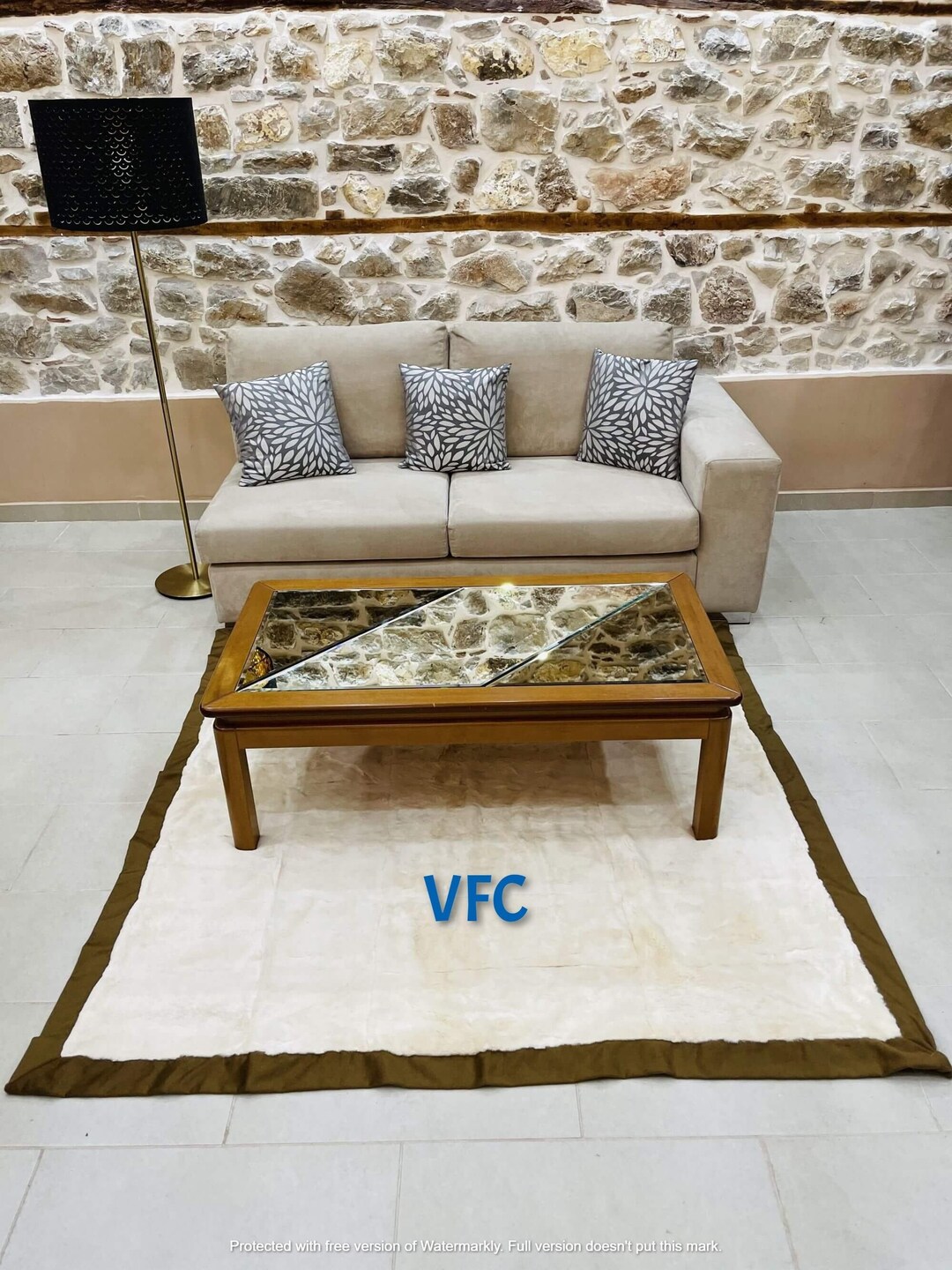 White Full Skin Mink Fur Carpet, Top Quality Mink Carpet, Handmade ...