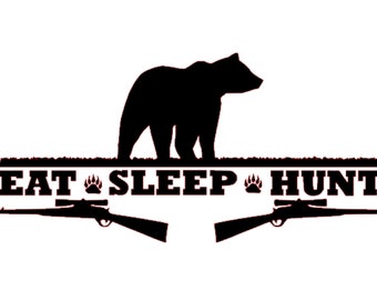 Bear Hunting Decal | Etsy