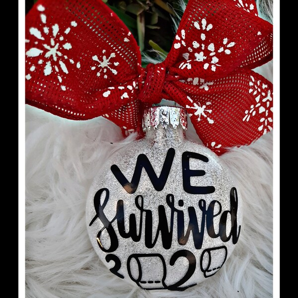 We Survived 2020 Ornament - Etsy