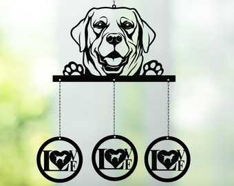 Labrador Wind Chime | Etsy