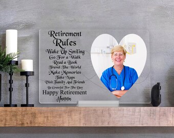 Retirement Picture Frame - Etsy