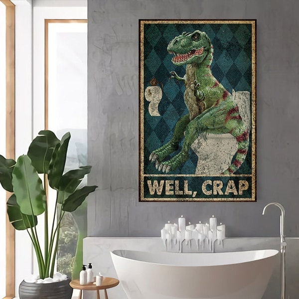 Trex Bathroom Signs - Etsy