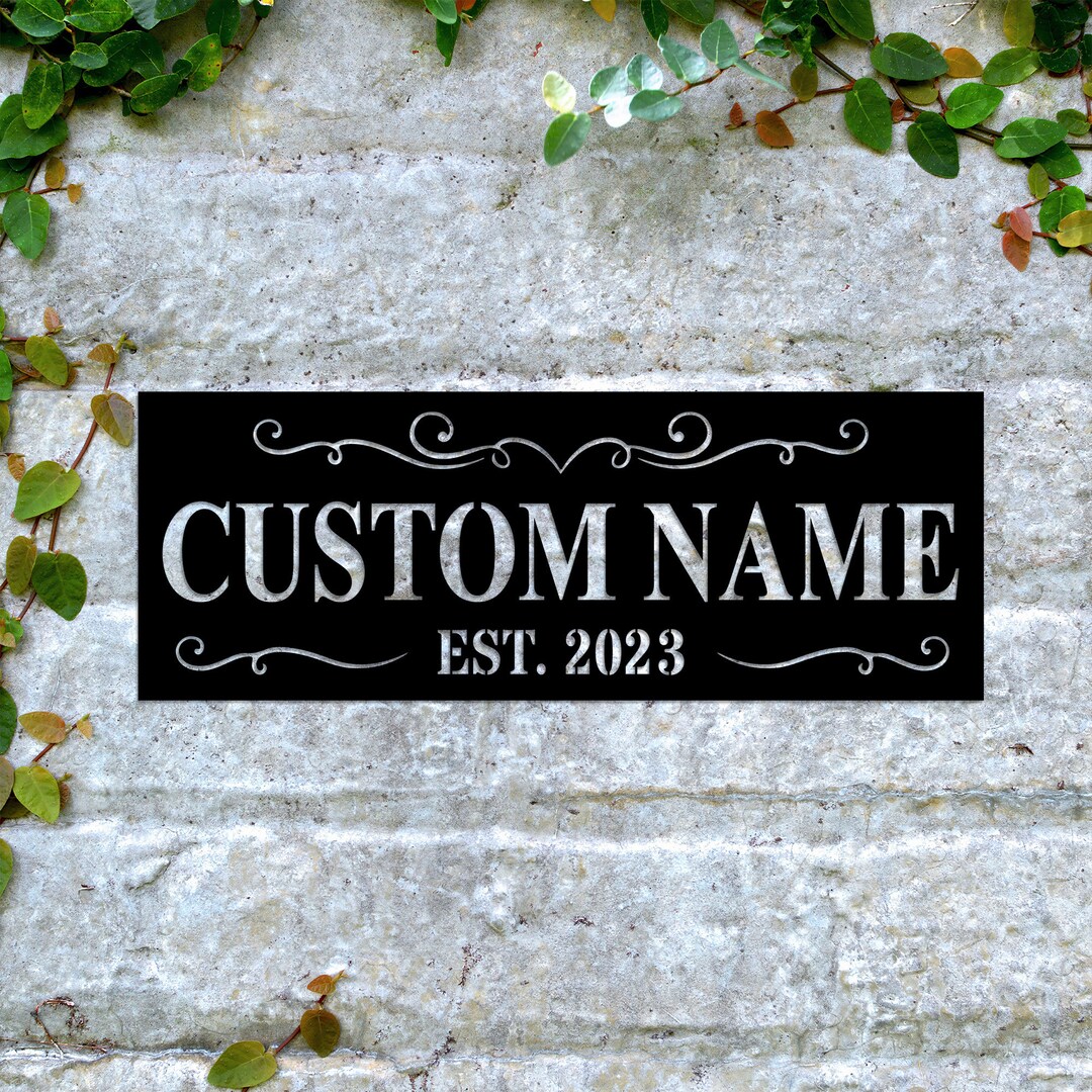 Custom Metal Sign Metal Signs Personalized Personalized - Etsy