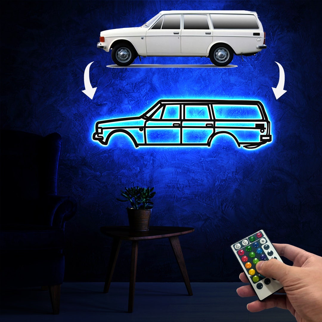 Custom Your Own Car Metal Sign With Led Light From Photo - Etsy