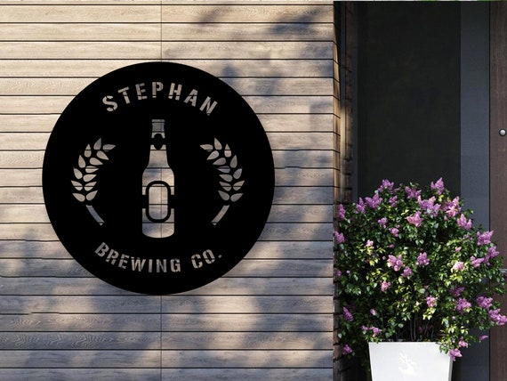 Signs Wall Hangings Custom Beer For Dinner Metal Sign etna.com.pe