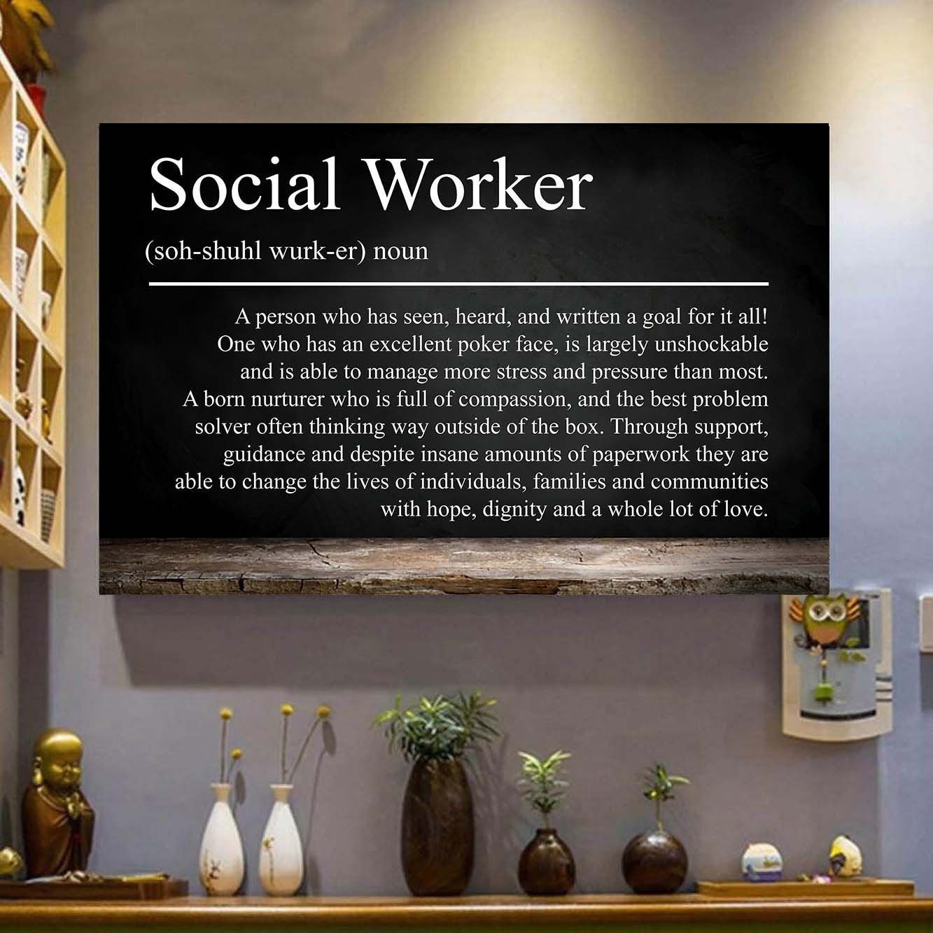 Social Work Definition Print Social Worker Gift Coworker Gift | Etsy Social Work Definition Print Social Worker Gift Coworker Gift | Etsy
