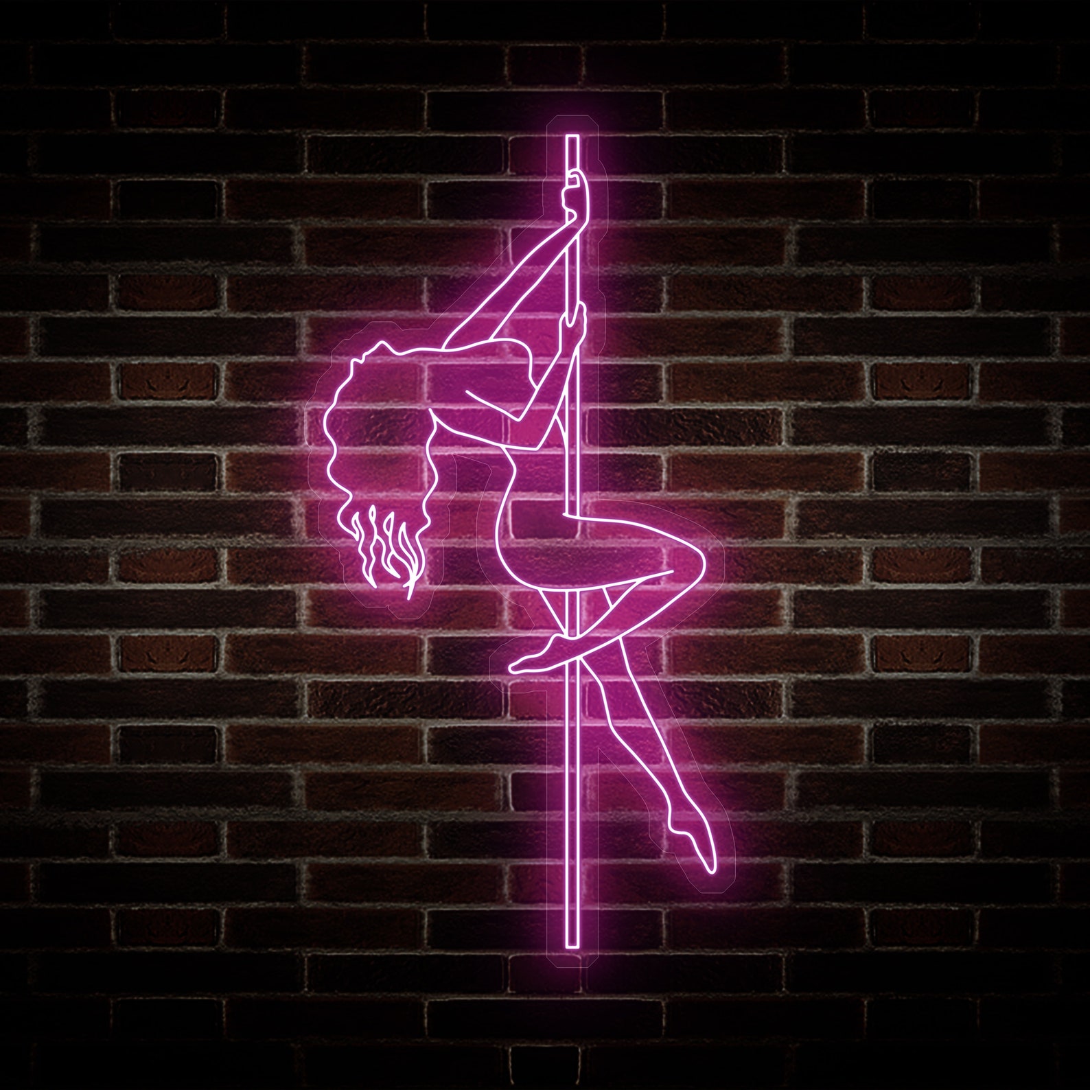 Strip Woman Neon Sign Strip Club Decor Custom Led Sign Sexy Etsy