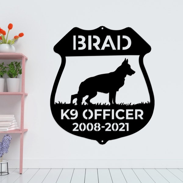 Police Dog Sign - Etsy