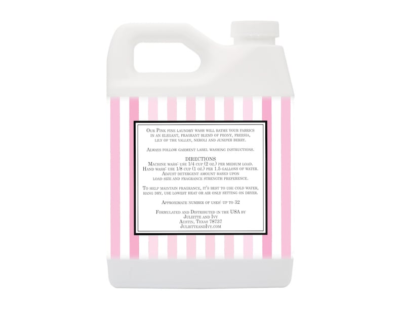 Pink Laundry Detergent Liquid 32 Oz - Etsy