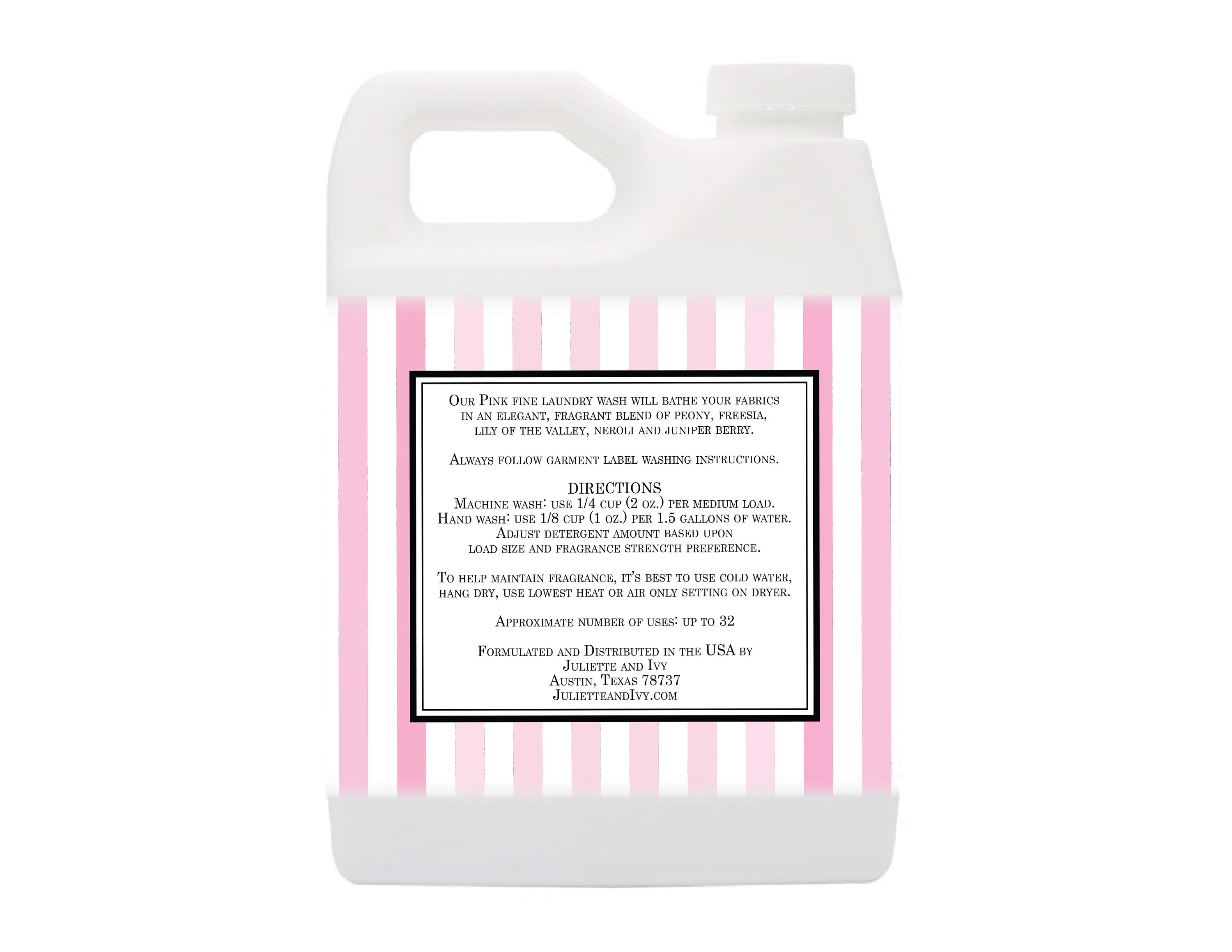 Pink Laundry Detergent Liquid 32 Oz - Etsy