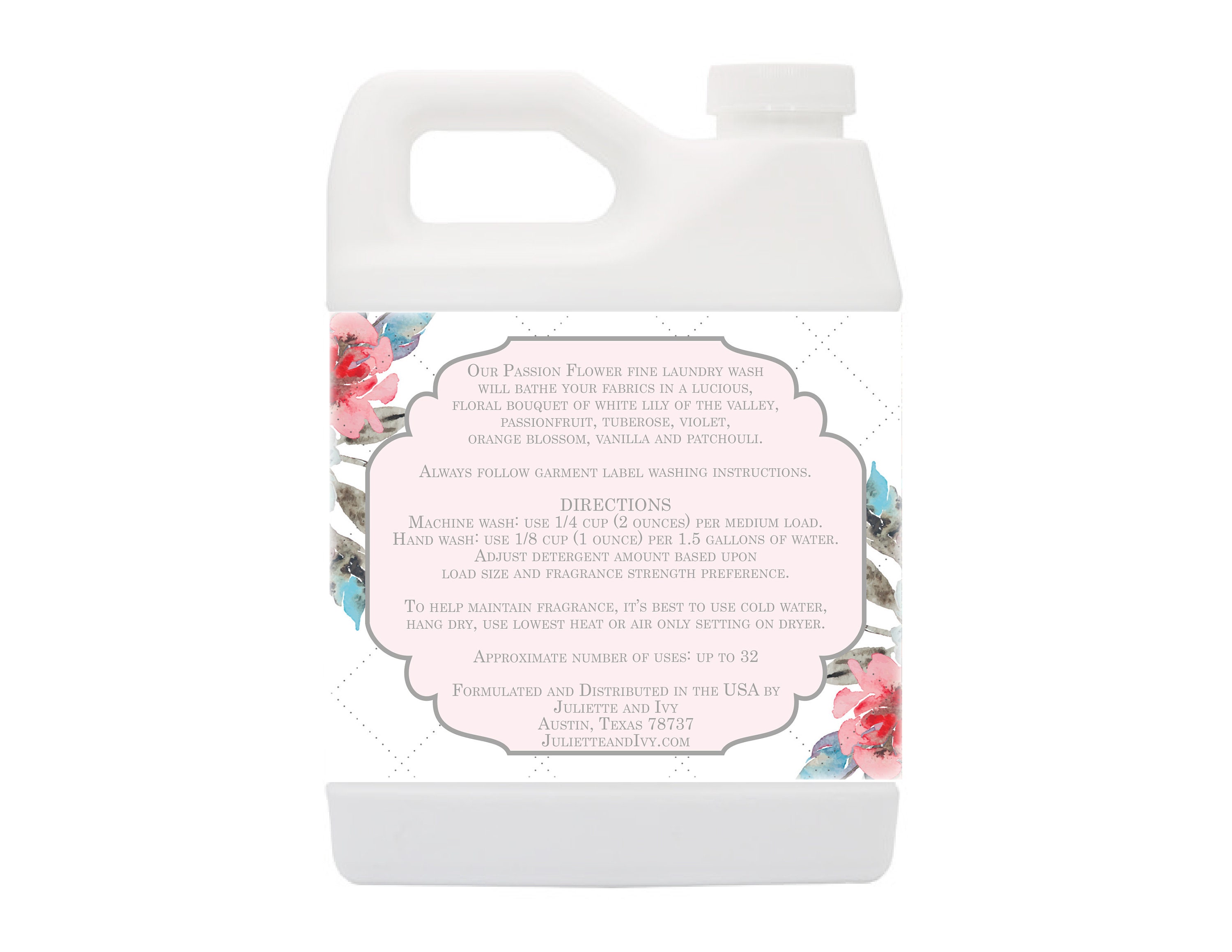 Passion Flower Laundry Detergent Liquid 32 oz - Etsy.de
