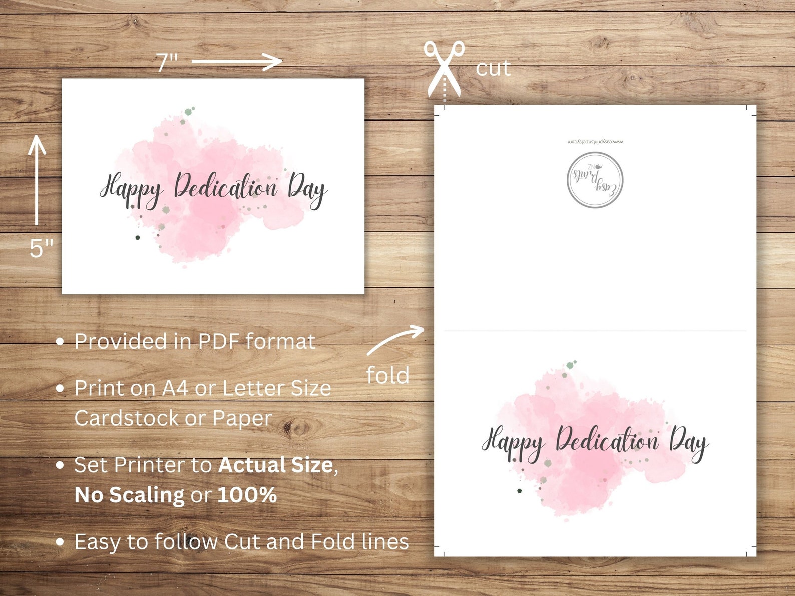 Dedication Card, Baby Dedication Card, Happy Dedication, on Your ...
