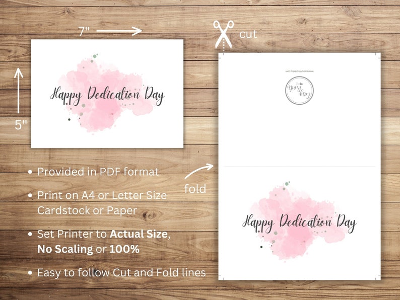 Dedication Card, Baby Dedication Card, Happy Dedication, on Your ...