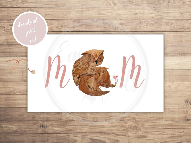 Mother's Day Gift Tags, Printable PDF, Instant Download, Happy Mother's ...