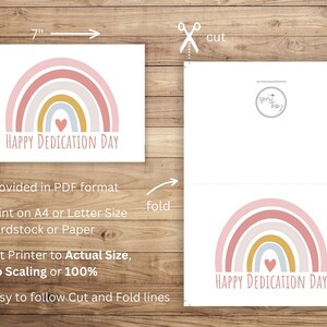 Dedication Card, Baby Dedication Card, Happy Dedication, on Your ...