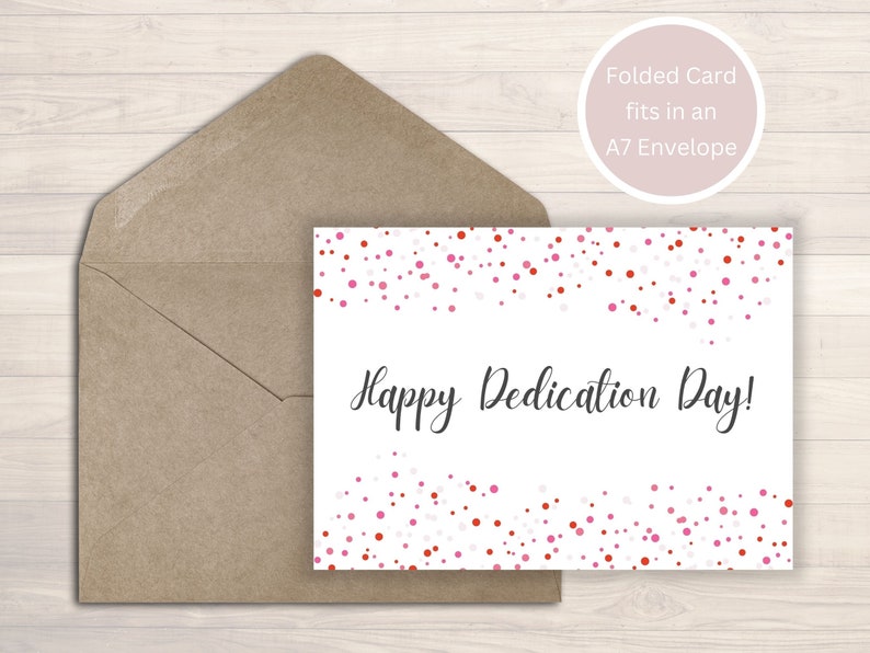 Dedication Card, Baby Dedication Card, Happy Dedication, on Your ...