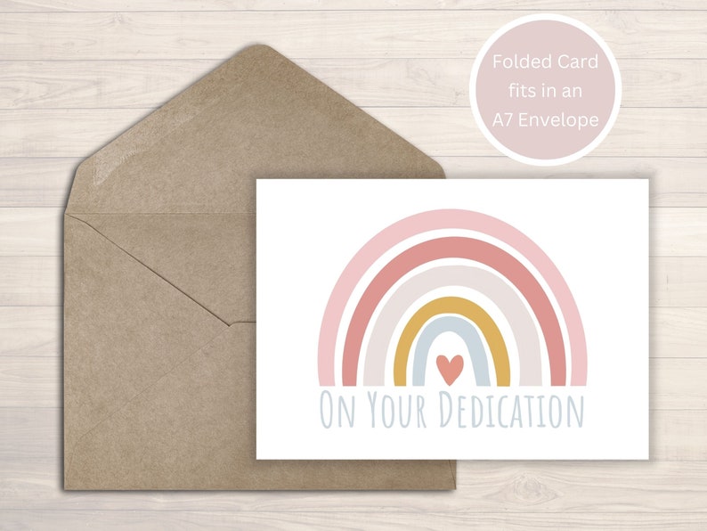Dedication Card, Baby Dedication Card, Happy Dedication, on Your ...