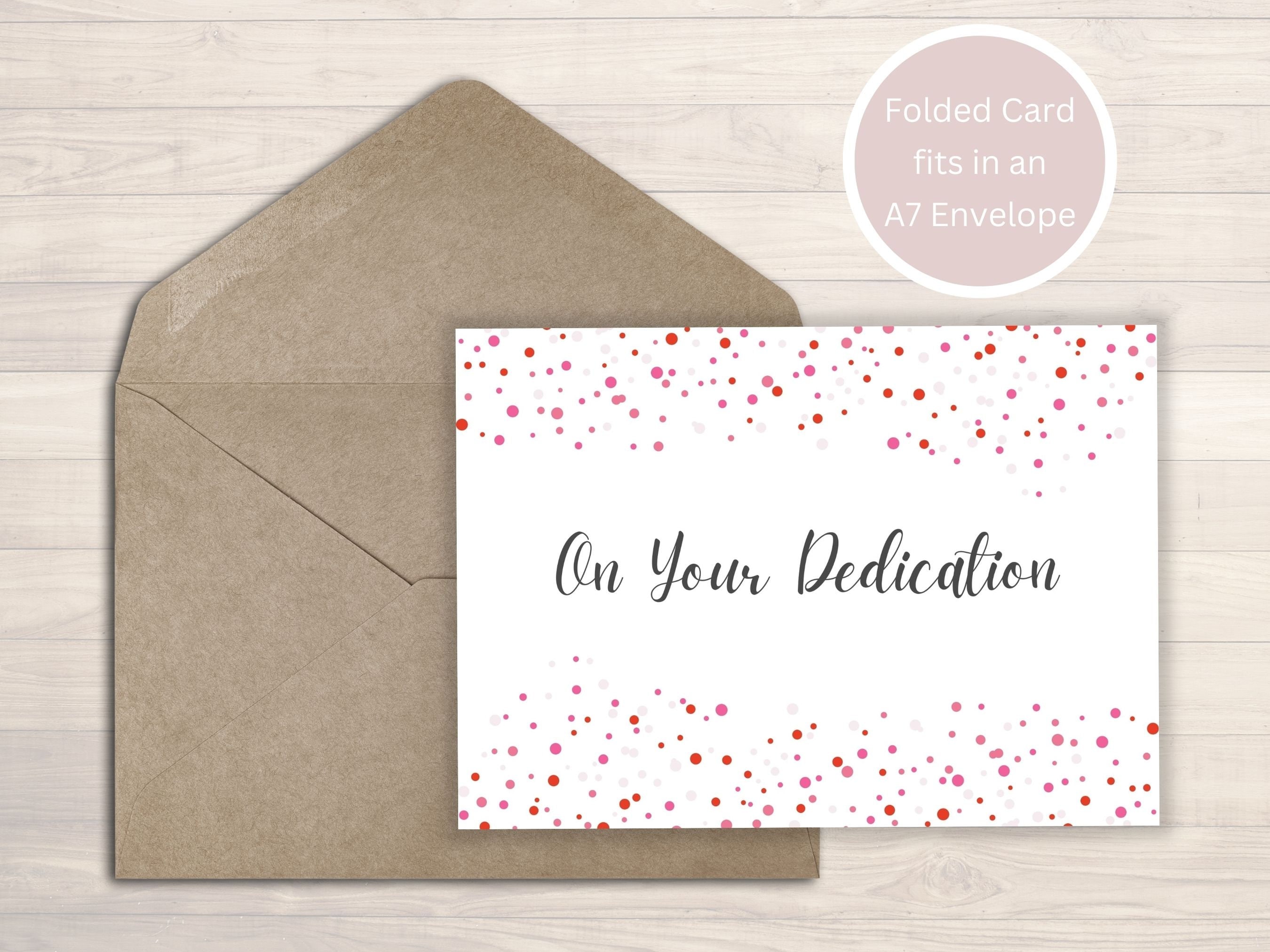 Dedication Card, Baby Dedication Card, Happy Dedication, on Your ...