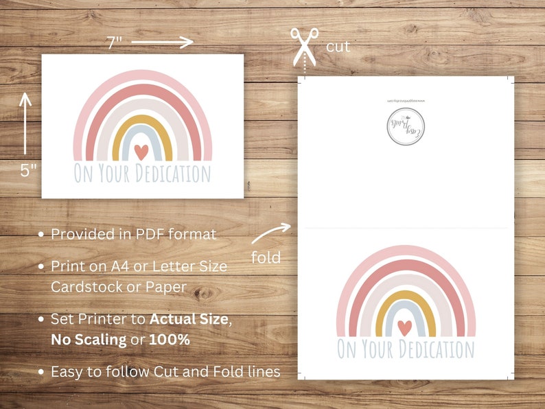 Dedication Card, Baby Dedication Card, Happy Dedication, on Your ...