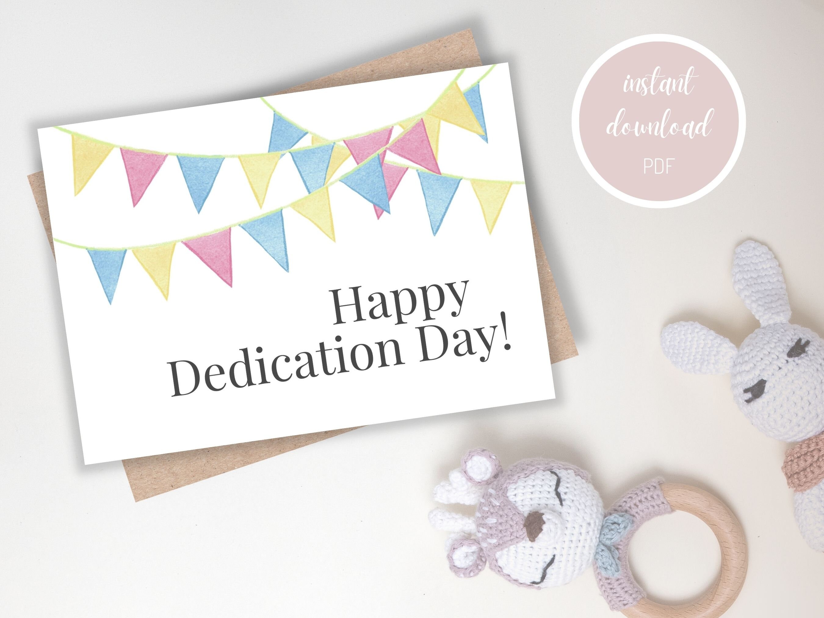 Dedication Card, Baby Dedication Card, Happy Dedication, on Your ...