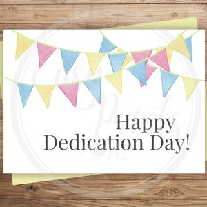 Dedication Card, Baby Dedication Card, Happy Dedication, on Your ...